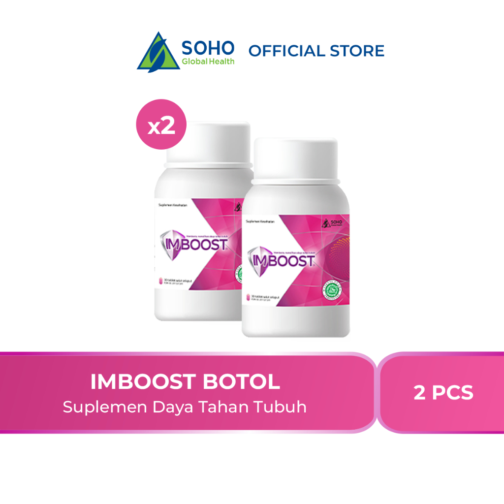 Jual Imboost Original Suplemen Daya Tahan Tubuh @30 Tablet Paket Isi 2 ...