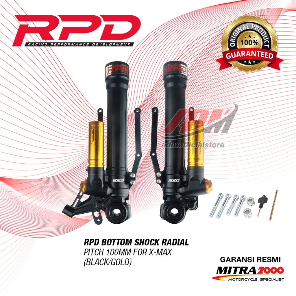 Jual RPD Bottom Shock X-MAX Radial Pitch 100MM | Shopee Indonesia