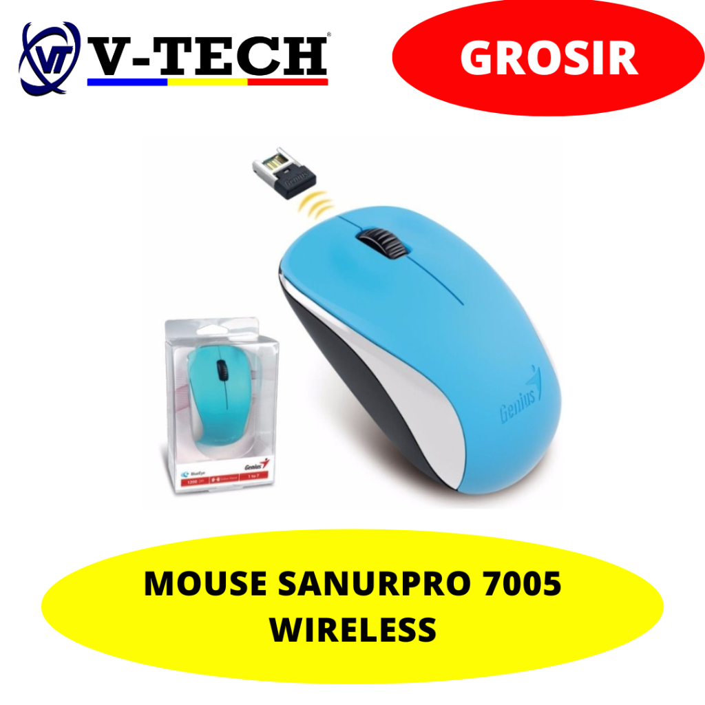 Jual MOUSE SANURPRO 7005 WIRELESS | Shopee Indonesia