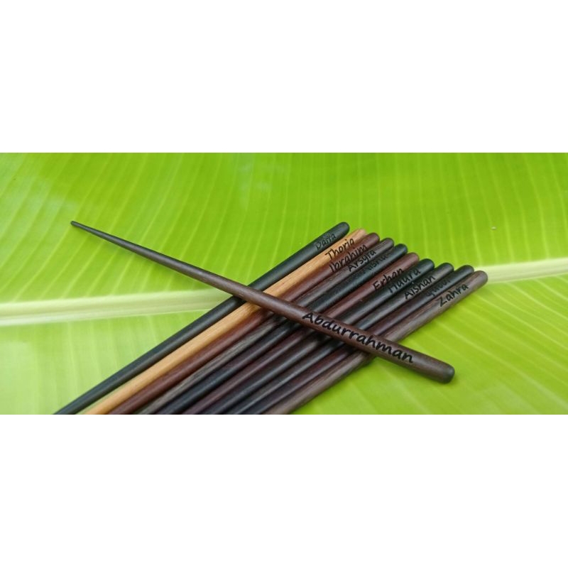 Jual Tuding kayu sonokeling + custom Gravir nama | Shopee Indonesia