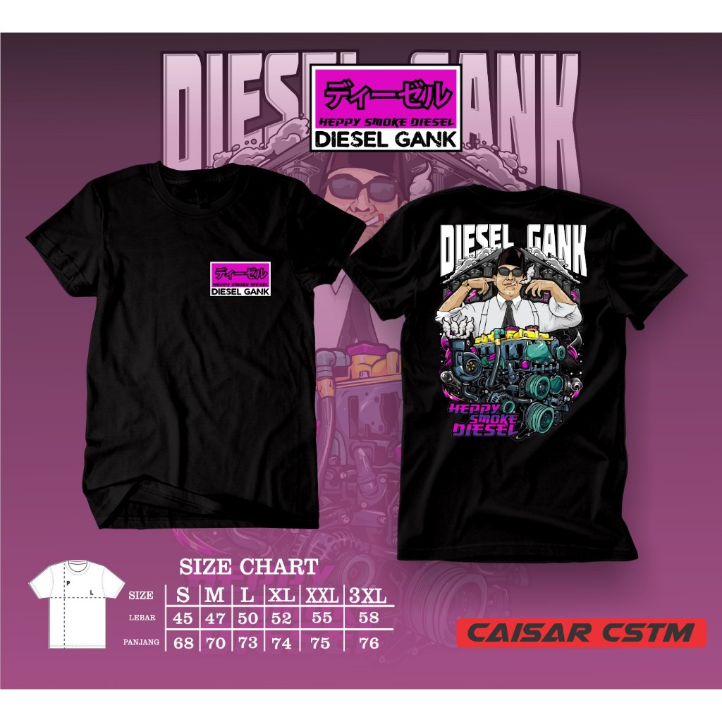 Jual T Shirt DIESEL GANK KAOS DIESEL KAOS JMD POWER DIESEL KAOS TERBAIK ...