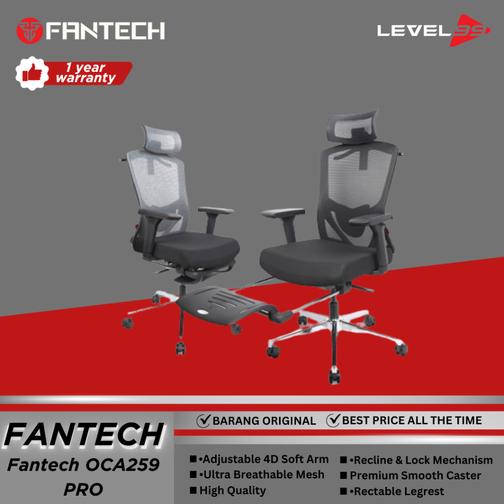 Jual Fantech OCA259 PRO Premium Office Chair | Shopee Indonesia