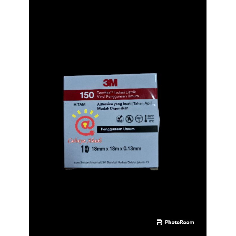 Jual 3M Isolasi Listrik / Isolasi Listrik 3M - 1258JR Temflex Original ...