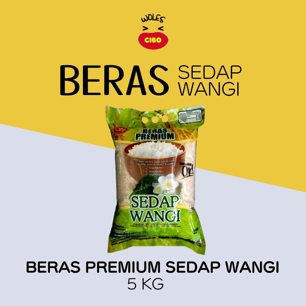 Jual Beras premium sumber pangan sedap wangi 5 kg | Shopee Indonesia
