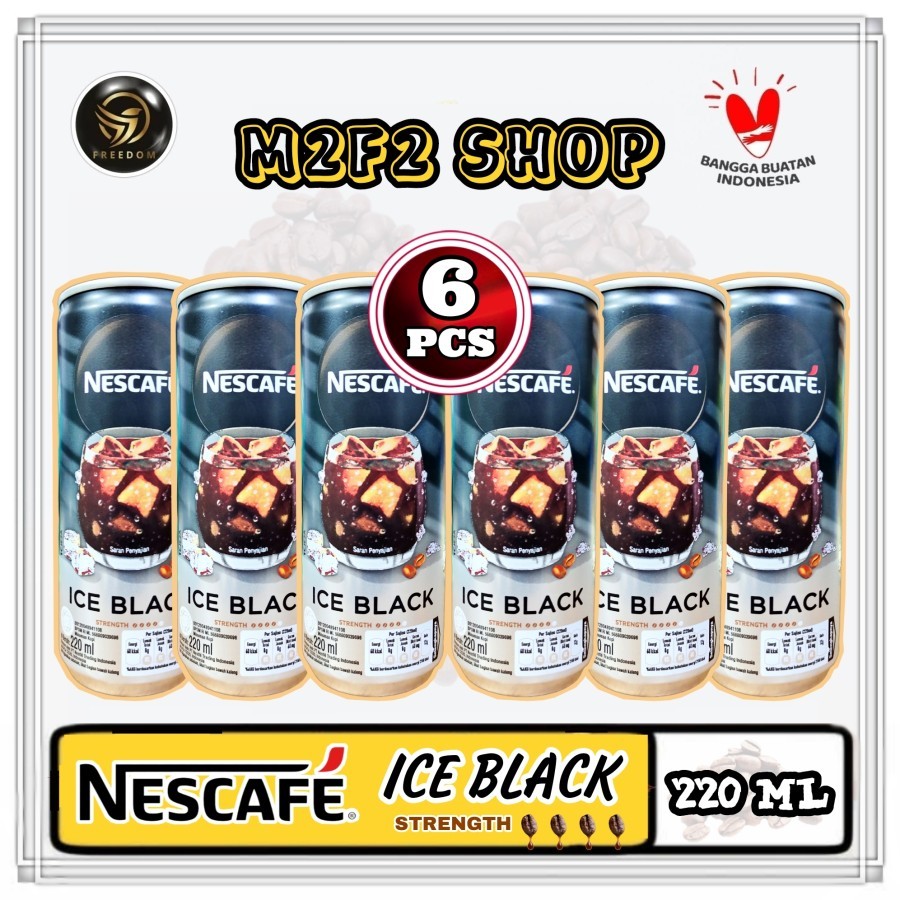 Jual Kopi Nescafe Ala Cafe Ice Black Kaleng - 220 ml (Kemasan 6 Pcs ...