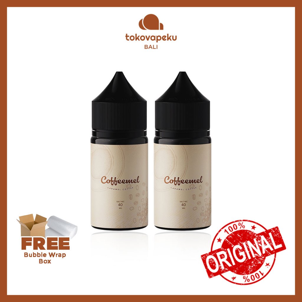 Jual COFFEEMEL COFFEE CARAMEL COFFEEMEL SALTNIC 40MG 30ML by EMKAY ...
