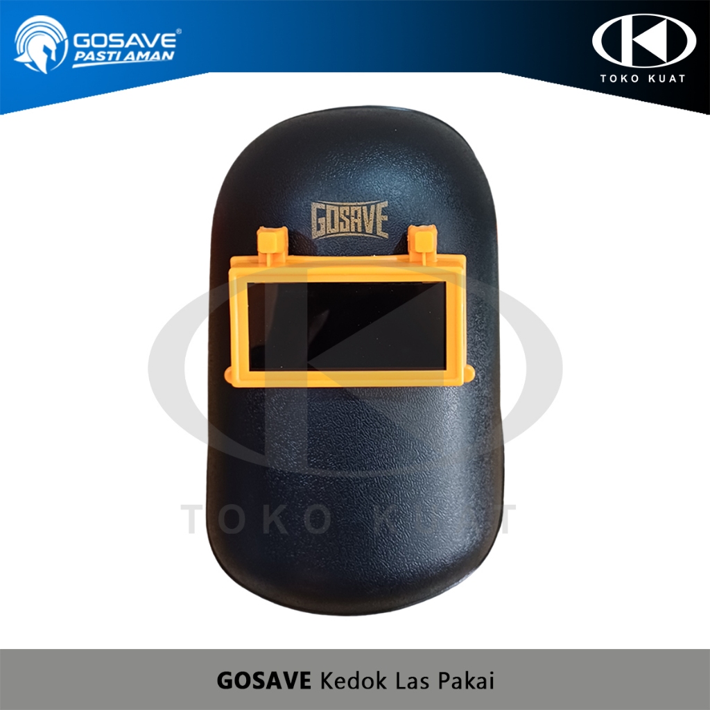 Jual Kedok Las Pakai GOSAVE Welding Mask Topeng + Knob Putar | Shopee ...