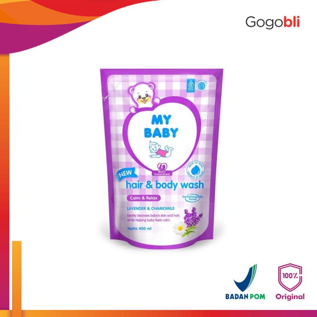 Jual My Baby Hair and Body Wash Calm and Relax Refill 400ml | Shopee ...