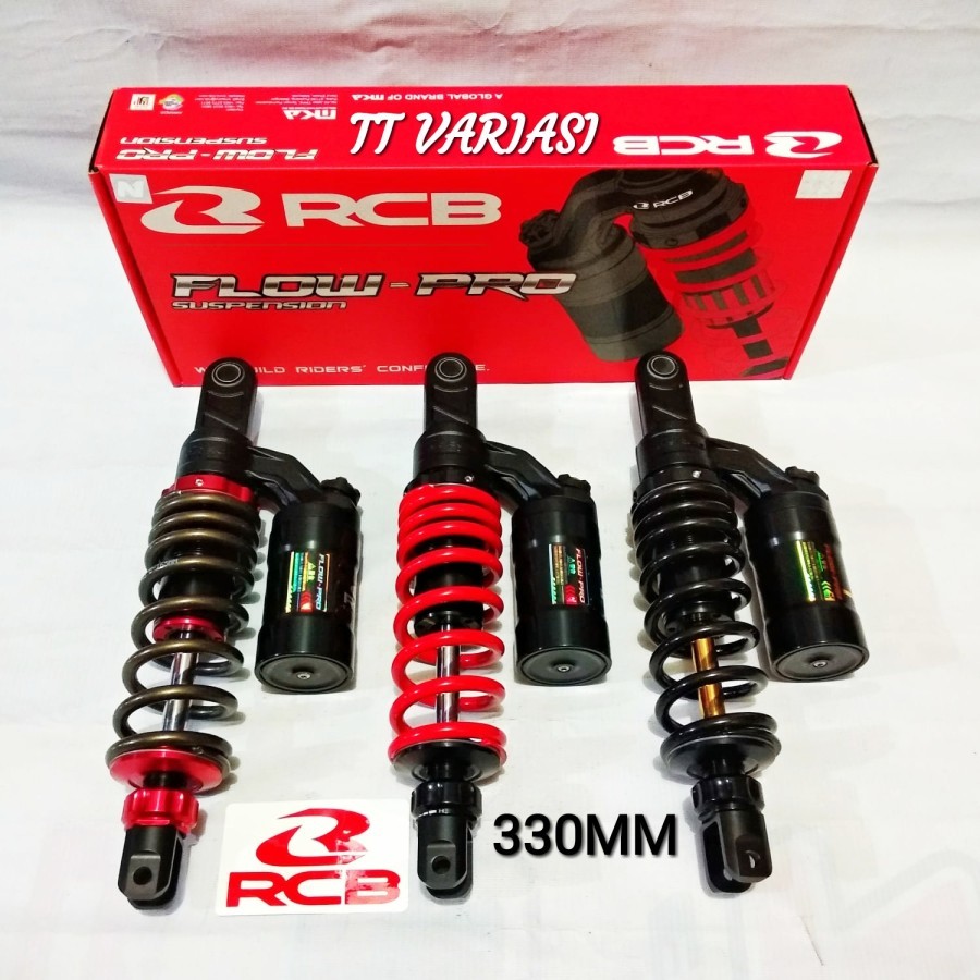 Jual Shock RCB Flow Pro 330MM Vario 125 / Vario 150 / Beat / Scoopy / Genio | Shopee Indonesia