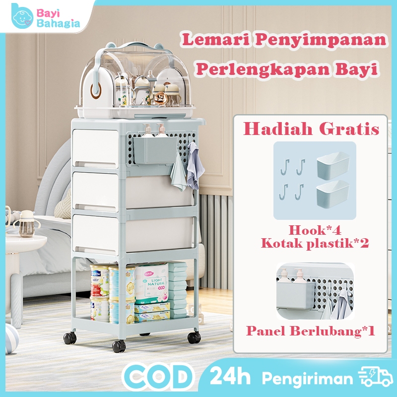 Jual Rak Penyimpanan Laci Multifungsi Barang Bayi Rak Organizer ...