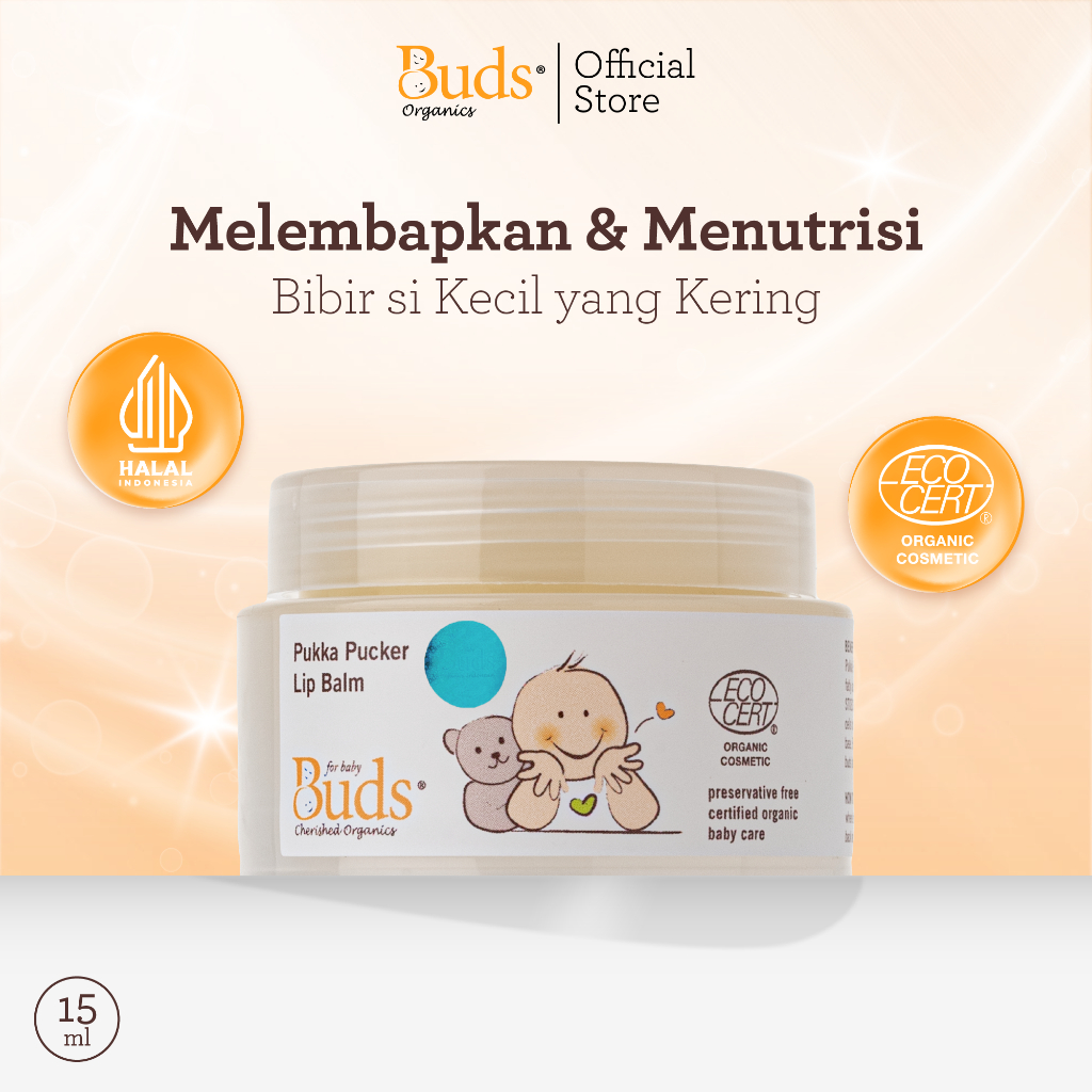 Jual Buds Organics Pukka Pucker Lip Balm - Pelembab Bibir Bayi dan Anak ...