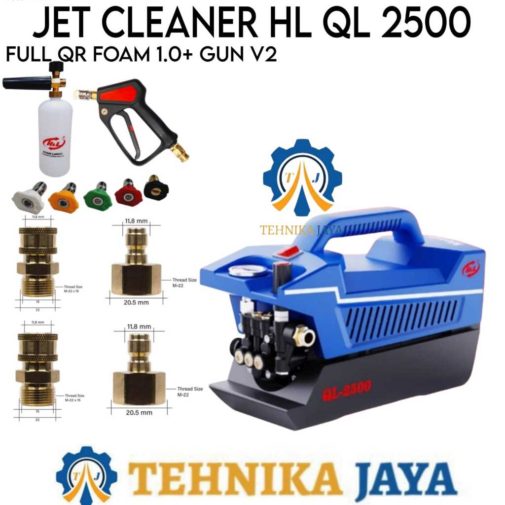 Jual Mesin Steam Jet Cleaner H&L QL 2500 Dengan Pengatur Tekanan High ...