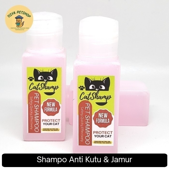 Jual Shampo Sampo Kucing Anti Kutu Anti Jamur Demodex Scabies Cat 30 Ml ...