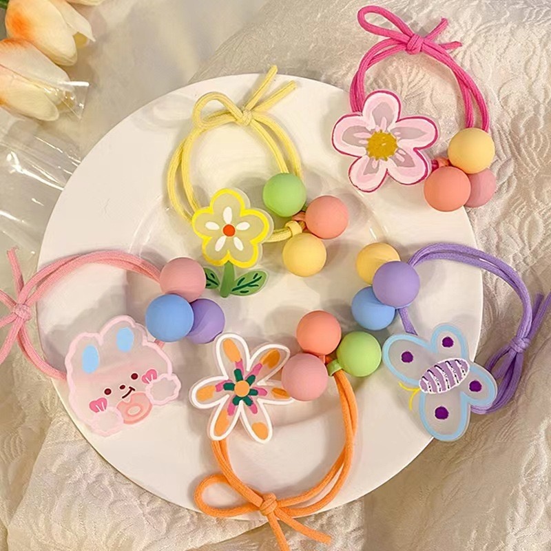 Jual COD RM88 IKATAN RAMBUT ANAK KOREA KARAKTER LUCU | Shopee Indonesia