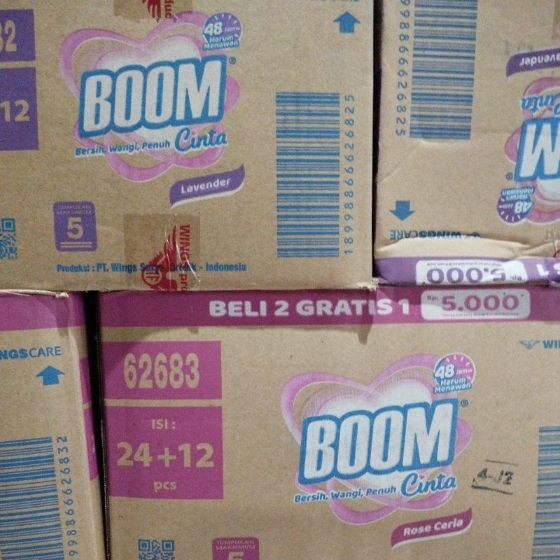 Jual BOOM SABUN CUCI 260 gr x 36 pcs (1Karton) | Shopee Indonesia