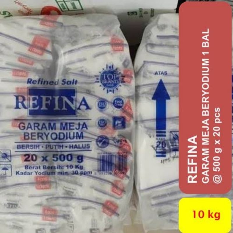 Jual Garam Refina 500 gram (1 ball / 20 pcs) | Shopee Indonesia