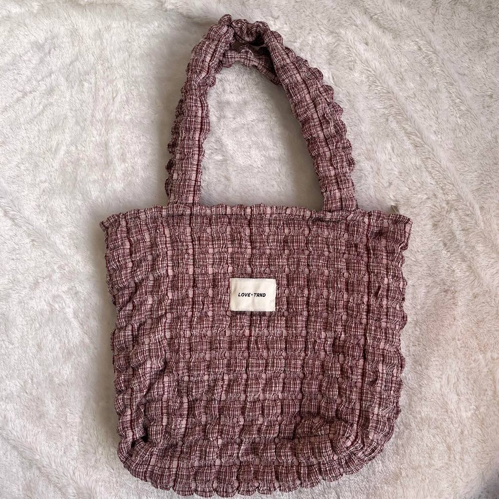 Jual Sozakka Puffy Bag - Tote Bag Puffy Selempang Wanita Tote Bag ...