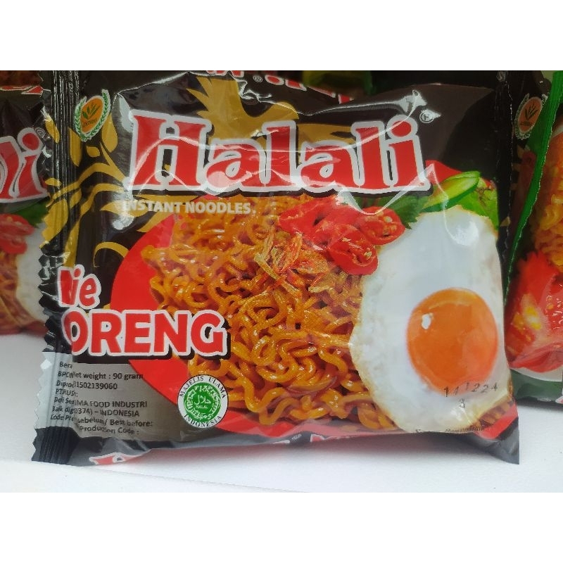 Jual Mie instan Halali goreng 90g | Shopee Indonesia