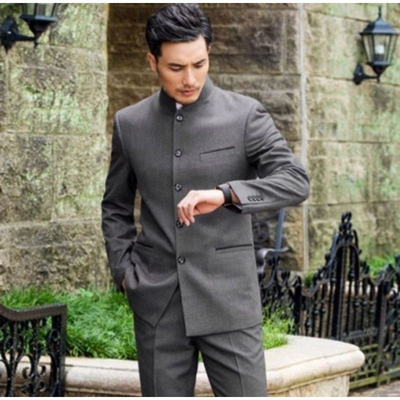 Jual JASKO MANDARIN SIZE:S-5XL/JASKO PRIA FORMAL/JAS RESEPSI | Shopee ...