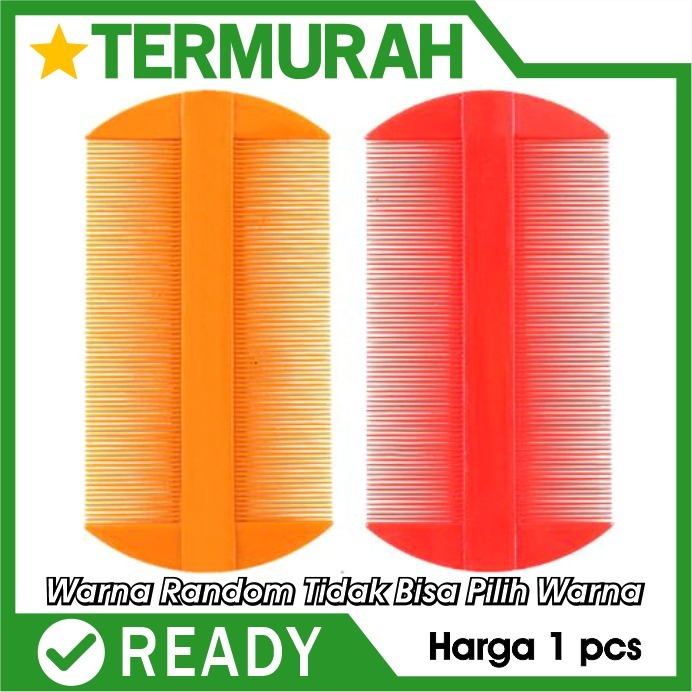 Jual Sisir Serit Plastik/Sisir Serit Kutu Rambut Satuan Random | Shopee ...