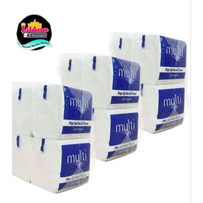 Jual Tissue MULTI Pop Up 200s (PAKET 3 Slop isi 12 pcs) | Shopee Indonesia