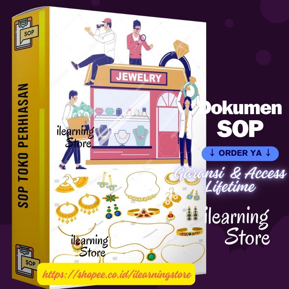 Jual [SOP 05] TOKO PERHIASAN + BONUS Template Excel Bisnis & Supporting ...