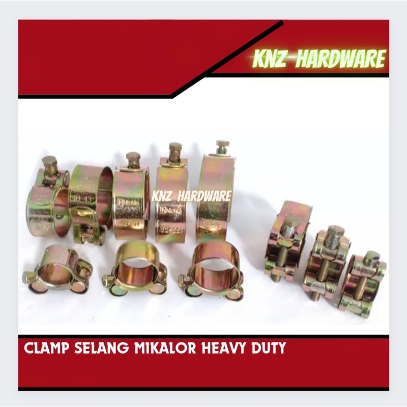 Jual Hose Clam Clamp Klem selang Mikalor Heavy Duty | Shopee Indonesia