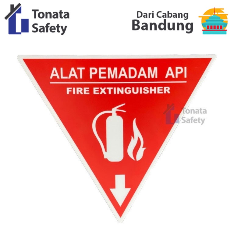 Jual ART F89F Segitiga APAR Rambu Akrilik Alat Pemadam Api Ringan Tanpa ...
