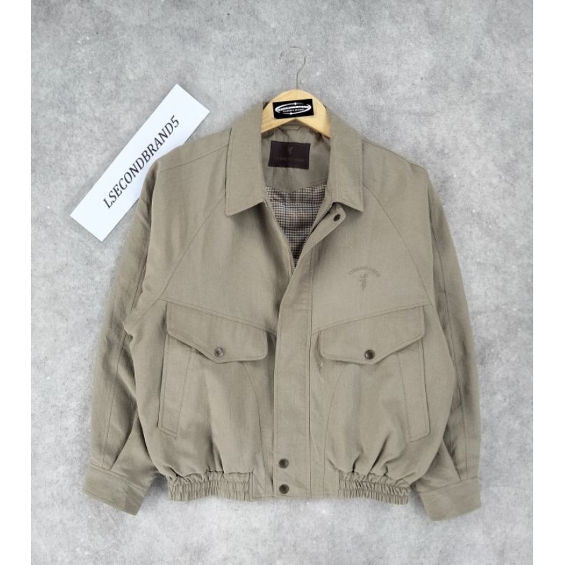 Jual Harington Flight Jacket Current Stage - Sage Green | Shopee Indonesia