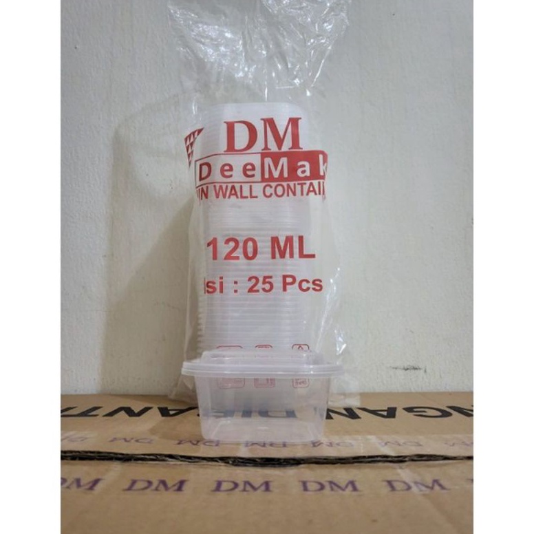 Jual Harga Spesial thinwall DM 12Ml SQUARE mini 12ml SQ kotak makan DM 12ML25set | Shopee Indonesia
