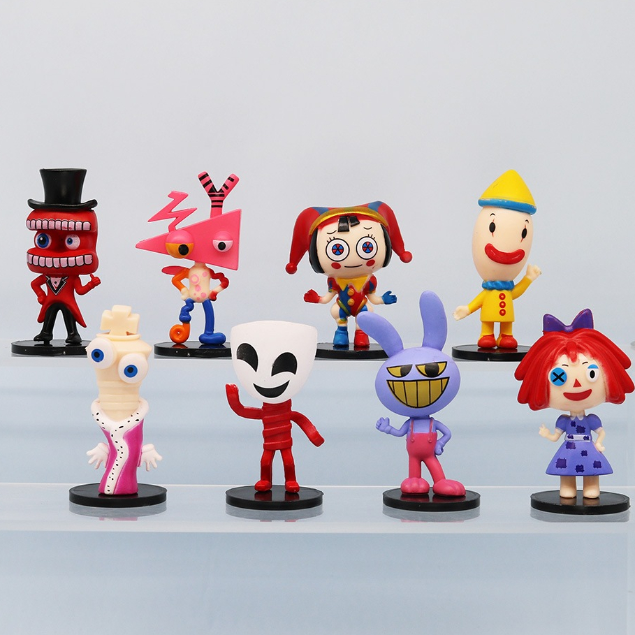 Jual The Amazing Digital Circus Action Figure Set Isi 8pcs Pomni Jax ...