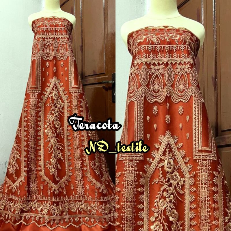 Jual Tile Sapto Etnik NN/Tile Elisab Sapto/Tile Border/Bridasmaid/Bahan ...