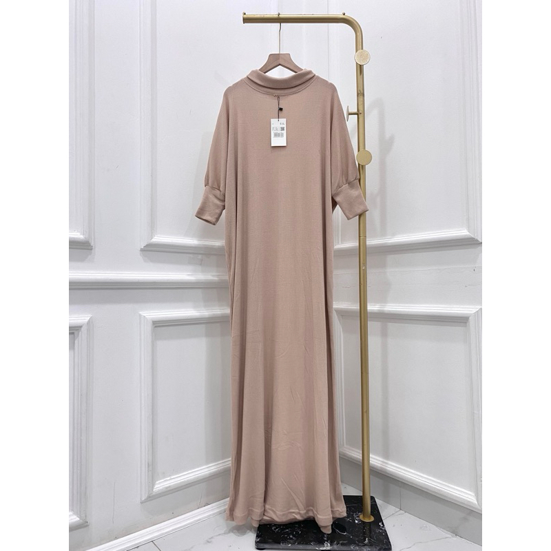 Jual GAMIS BATWING KNIT RIB PREMIUM / GAMIS KALONG KNIT / GAMIS KNIT ...