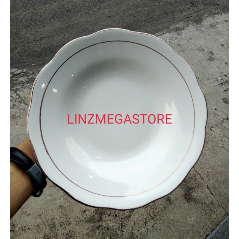 Jual Piring Sango 9" List Emas | Piring Perasmanan 9" | Harga Untuk 3 ...