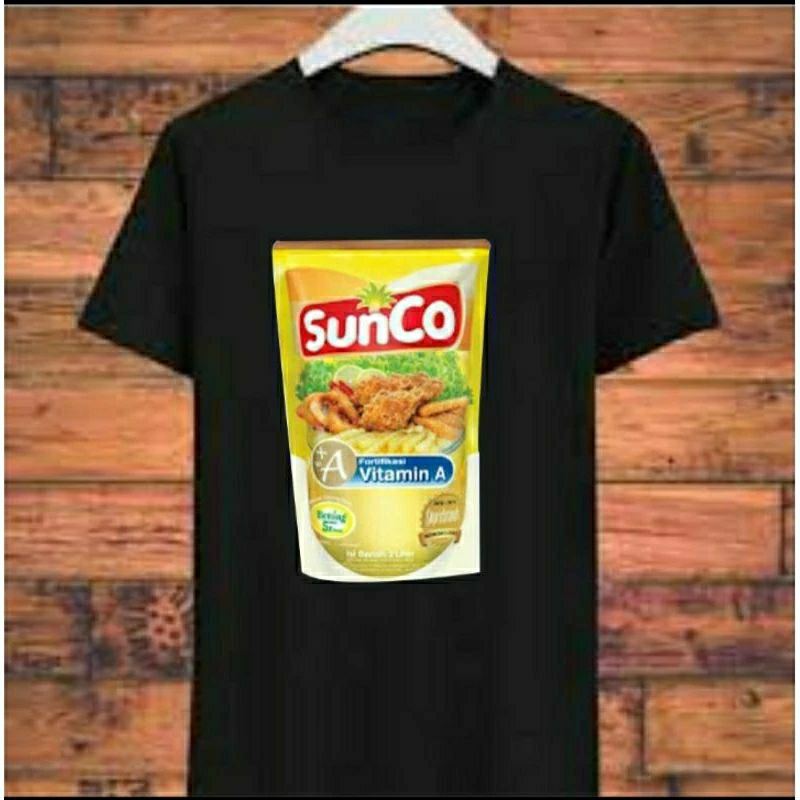 Jual Promo Kaos polos hitam katun ( contoh gambar Sun- ko) | Shopee ...