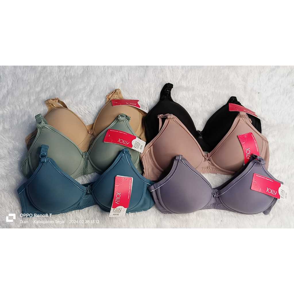 Jual BRA JOLLY A5 CUP KECIL KAIT 2 (34-40) ISI 3 PCS | Shopee Indonesia