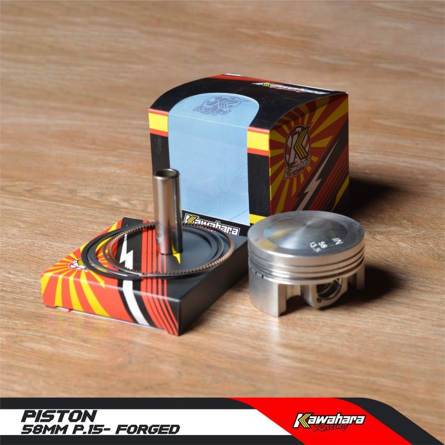 Jual Seher / Piston 58mm Pin 15 Boreup Mio Kawahara FORGED | Shopee ...