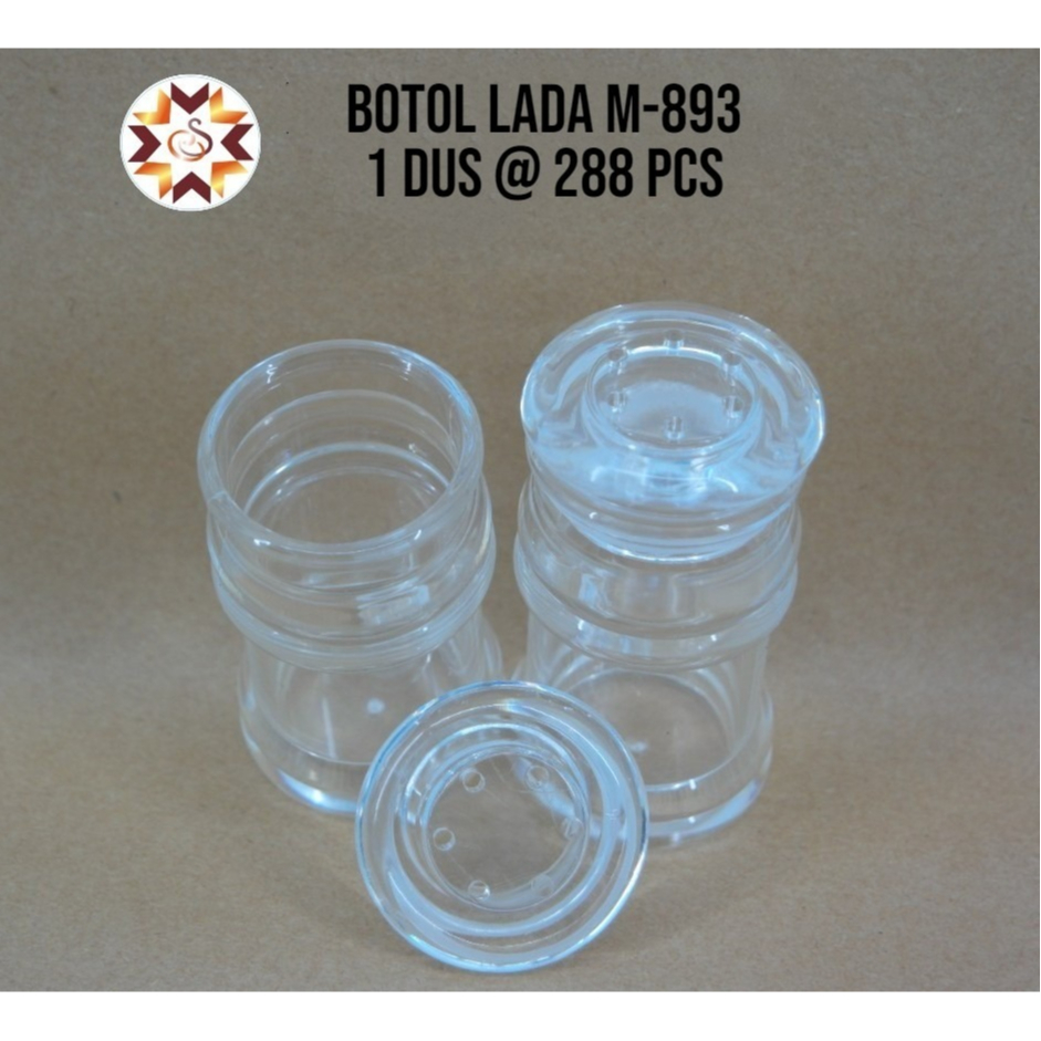 Jual Tempat Botol Lada/ Tempat Akrilik Putih Bening Isi 24Pcs | Shopee ...