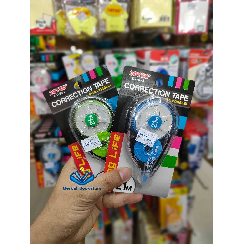 Jual Tipex Roll JOYKO CT-533 21M Long Life/Correction Tape JOYKO CT533 ...