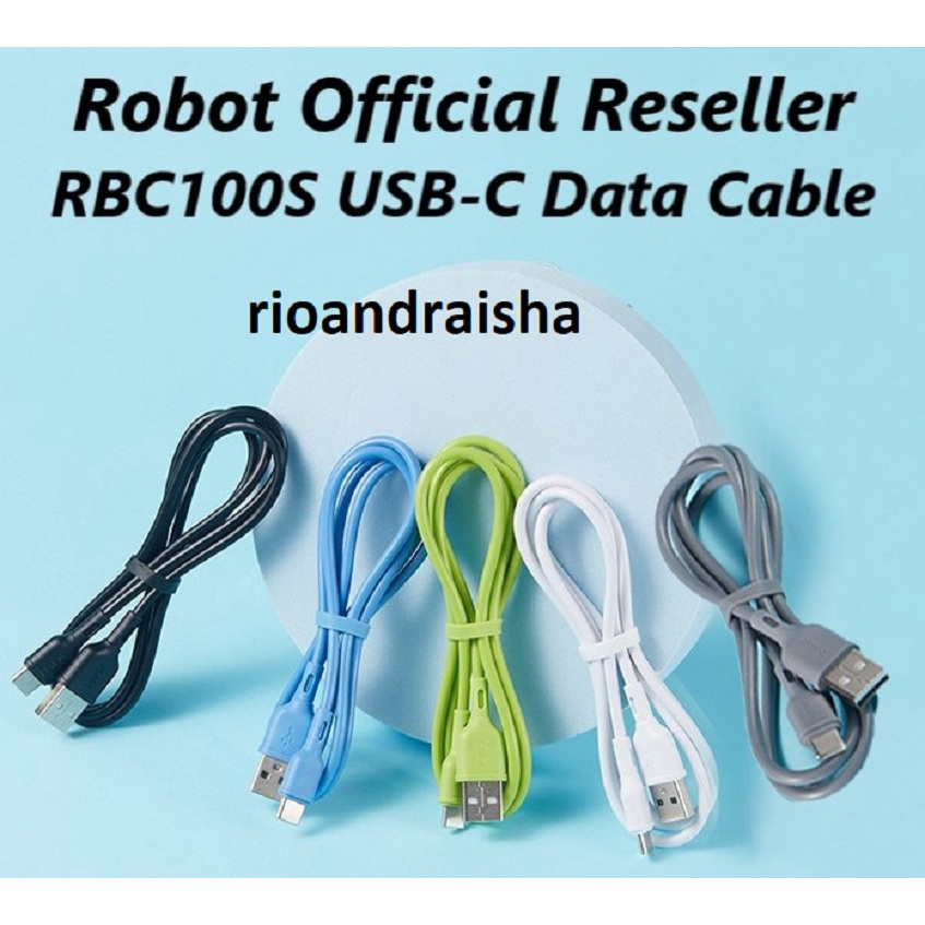 Jual ROBOT Kabel Data Type C RBC100S Charger HP Quick Charging 2.4A ...