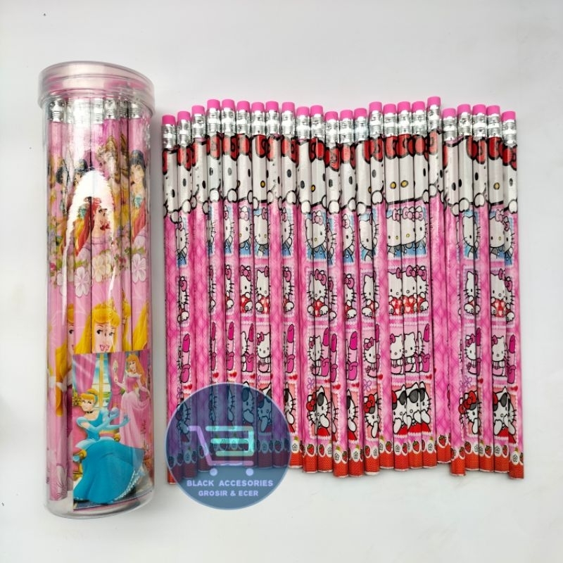 Jual Pensil Karakter Kemasan Tabung Isi 24 Pcs Shopee Indonesia