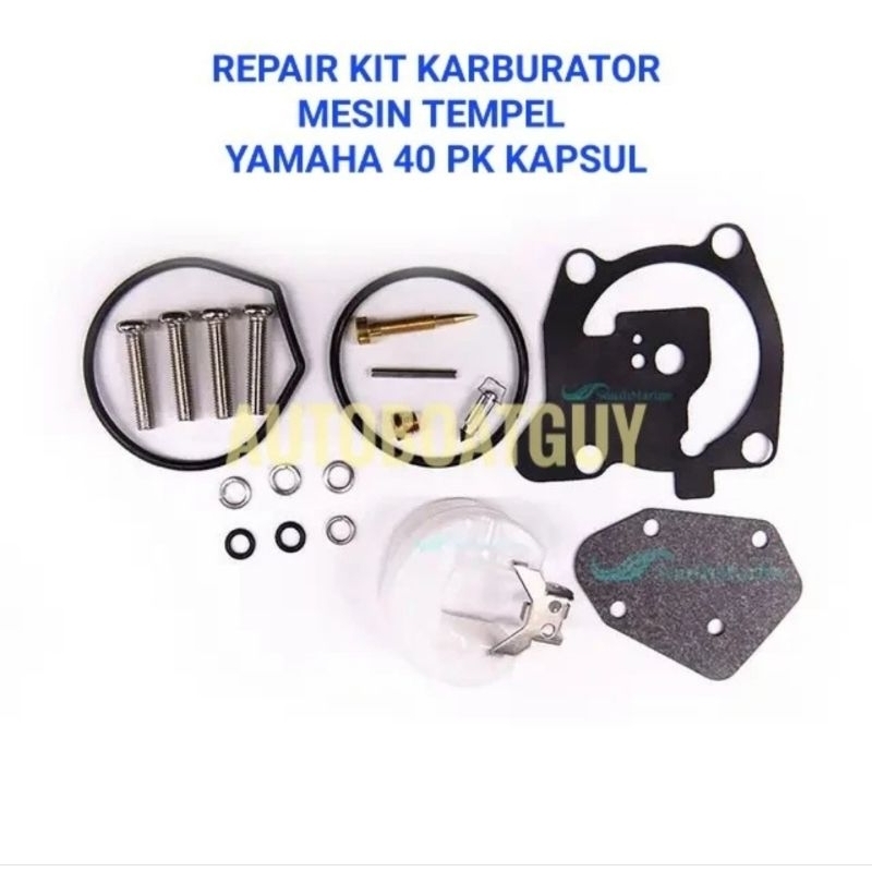 Jual Repair Kit KARBURATOR Yamaha 40 PK HP Kapsul (Cocok untuk Hangkai) 66T-14301 | Shopee Indonesia
