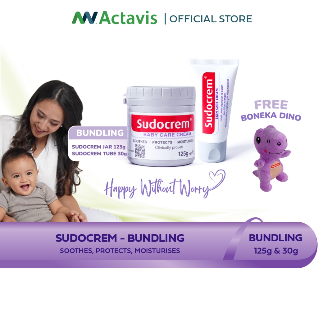 Jual SPECIAL BUNDLING SUDOCREM BABY CARE & SKIN CARE CREAM 125G + 30G ...