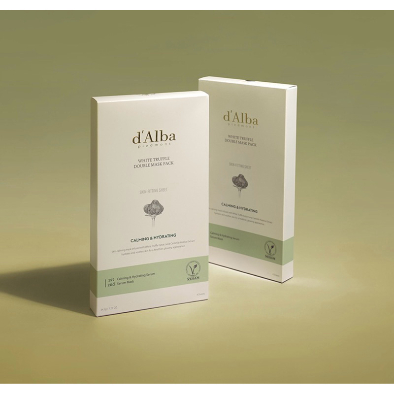 Jual PRE ORDER Masker d'Alba White Truffle Double Mask Pack 2 Box (8 ...
