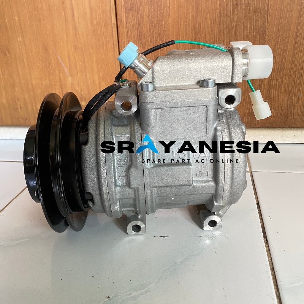 Jual Kompresor Compressor AC Truk Hino Dutro, 500 24 Volt Pulley B ...