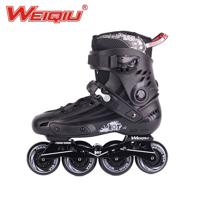 Jual Original sepatu roda WEIQIU Hotspot Inline Skate Freestyle BLACK ...