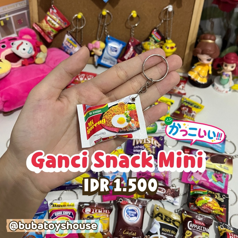 Jual Gantungan Kunci Mini Snack Ganci Indomie Es Krim Kopi Susu Kapal ...