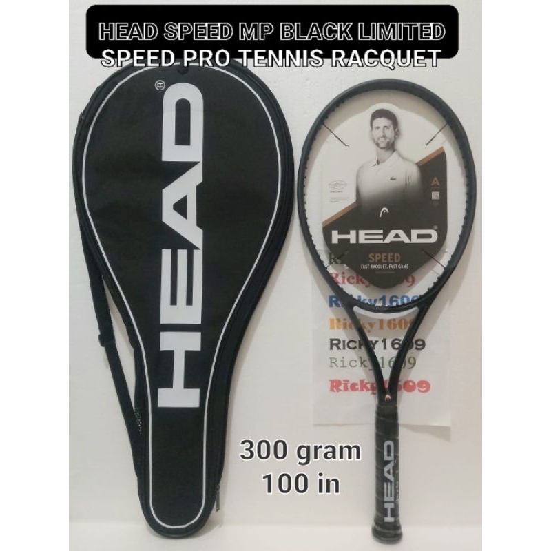 Jual RAKET TENIS HEAD SPEED MP BLACK LIMITED - FAST RACQUET - SPEED PRO ...