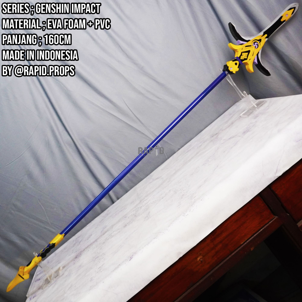 Jual Kitain Cross Spear Thoma Spear Genshin Impact For Cosplay | Shopee ...