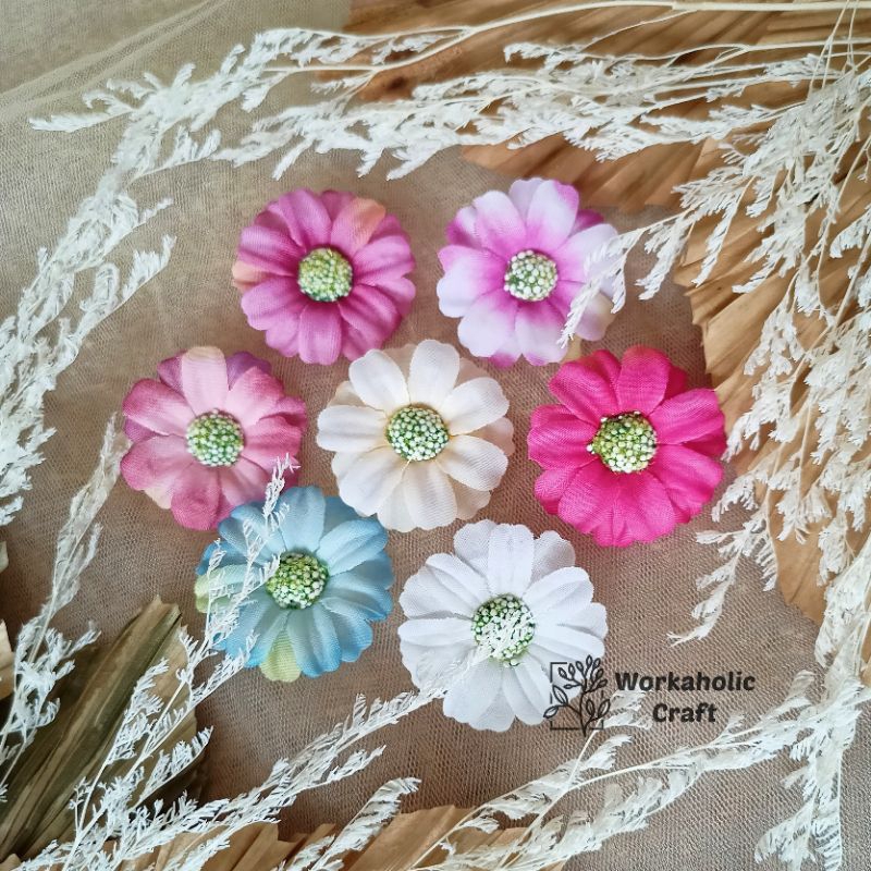 Jual Bunga Artificial Bunga Matahari kecil Bunga Palsu Bahan Mahar Ring ...